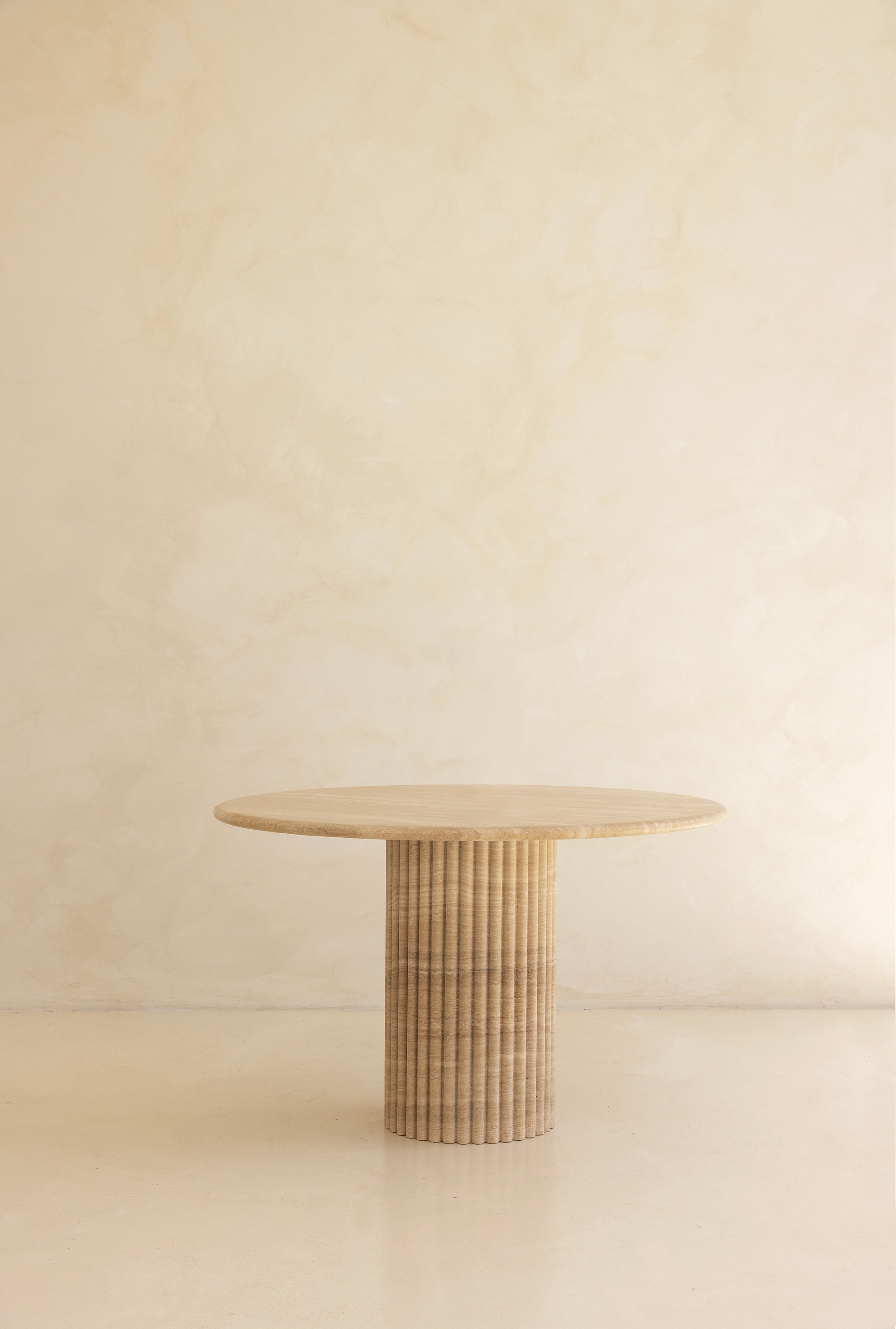 Shore Dining Table - Beige Travertine – BY WEST